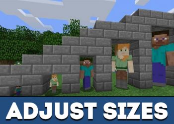 Download Minecraft PE Chiseled Me Mod: Get Bigger or Smaller