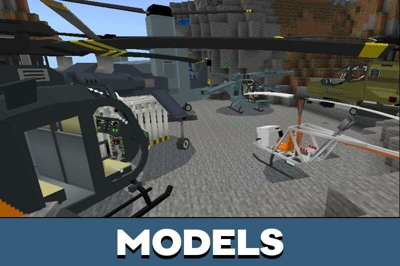 Download Helicopter Mod for Minecraft PE - Helicopter Mod for MCPE