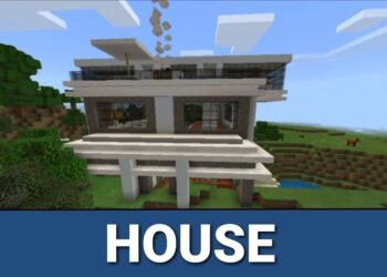 Download Instant House Minecraft PE Mod: fast house building
