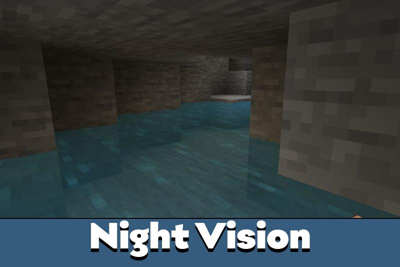 Download Night Vision Texture Pack for Minecraft Bedrock Edition
