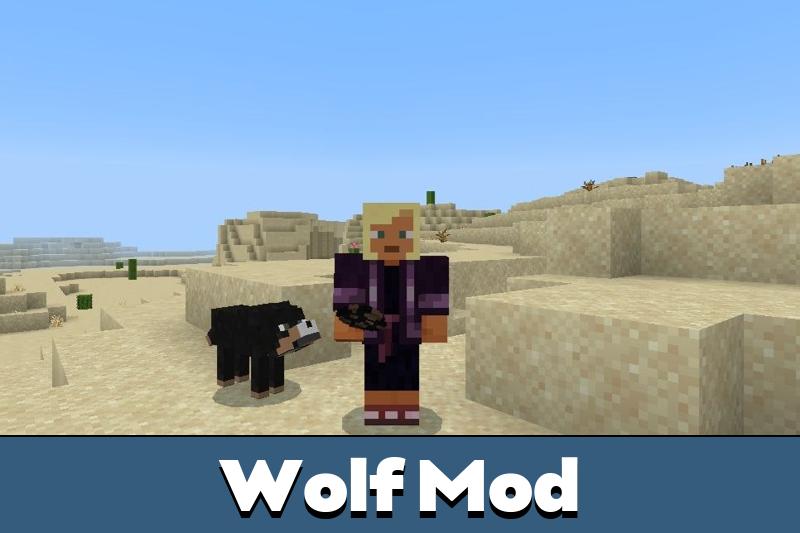 Download Wolf Mod for Minecraft Bedrock Edition