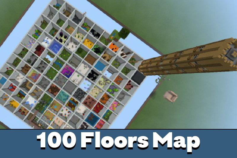 Download 100 Floors Map for Minecraft PE - 100 Floors Map for MCPE