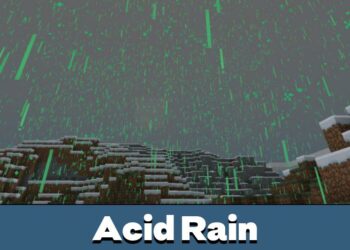 Download Rain for Minecraft PE mod: dangerous precipitation