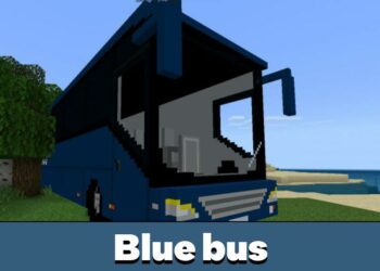 Download Bus for Minecraft PE mod: new transport