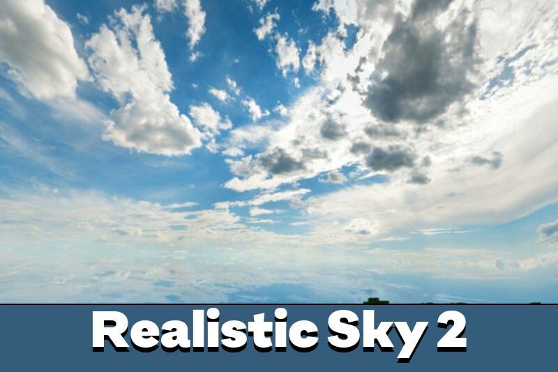 Download Clouds for Minecraft PE mod: realistic sky