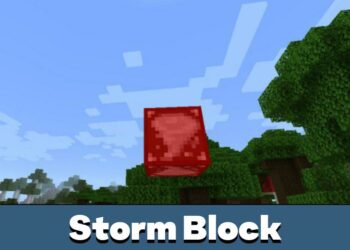 Download Storm for Minecraft PE mod: natural elements