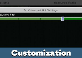 Download GUI Minecraft PE Texture Pack: new menu appearance
