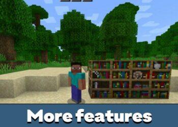 Download Bookshelf Minecraft PE mod: limitless possibilities