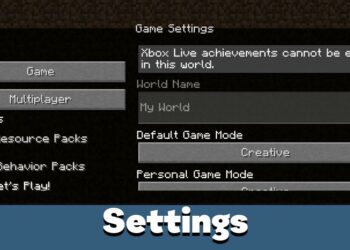 Download GUI Minecraft PE Texture Pack: new menu appearance