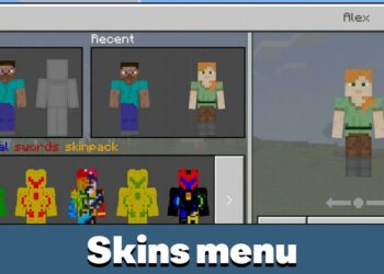 Download GUI Minecraft PE Texture Pack: new menu appearance