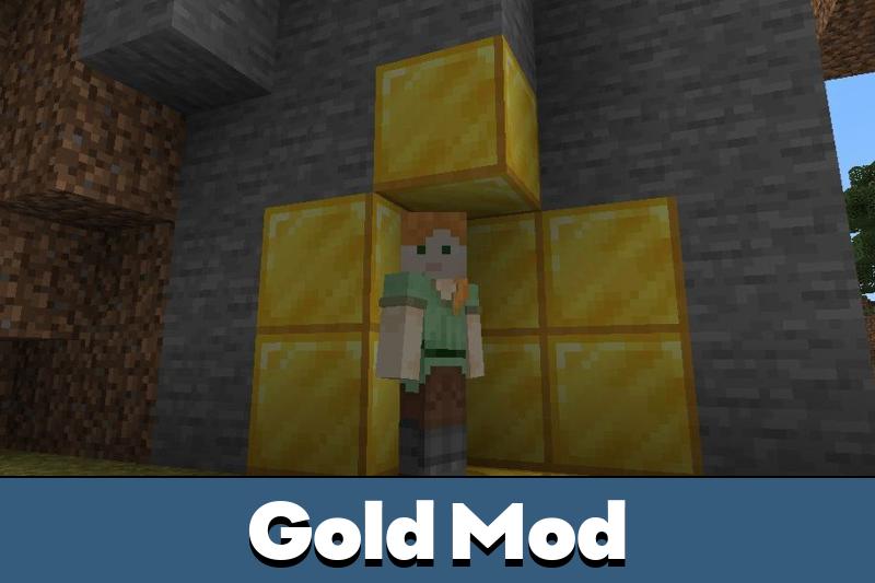 Download Gold Mod for Minecraft PE - Gold Mod for MCPE