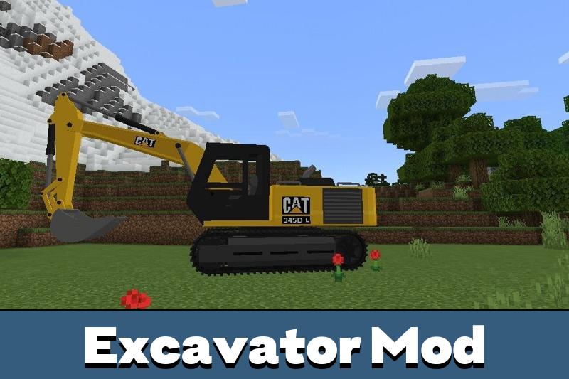 Download Excavator Mod for Minecraft Bedrock Edition