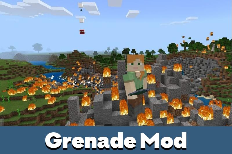 Download Grenade Mod for Minecraft PE - Grenade Mod for MCPE