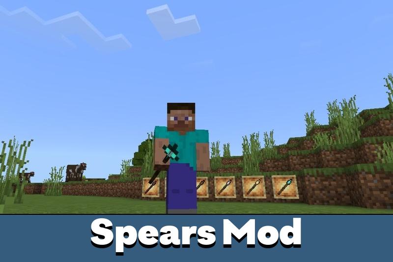 Download Spears Mod for Minecraft Bedrock Bedrock Edition