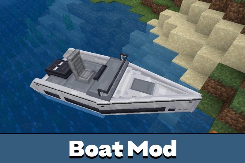 Download Boat Mod for Minecraft Bedrock Edition
