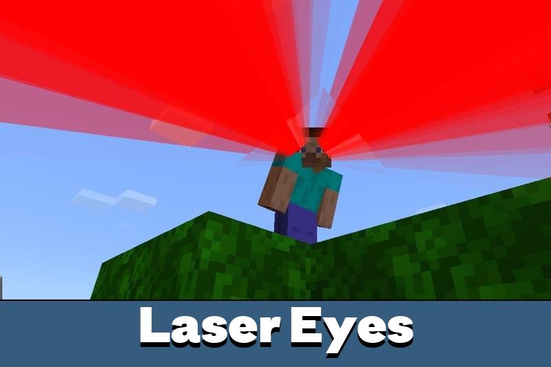 Download Laser Eyes Mod for Minecraft PE - Laser Eyes Mod for MCPE