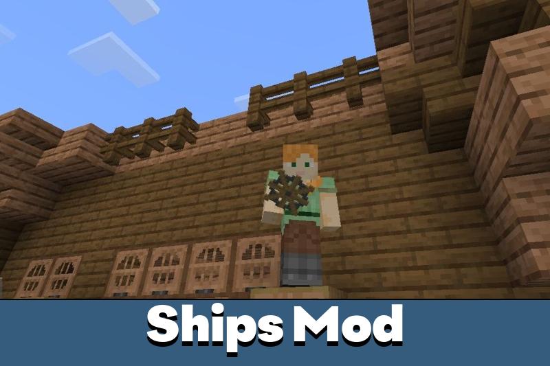 Download Ships Mod for Minecraft Bedrock Edition