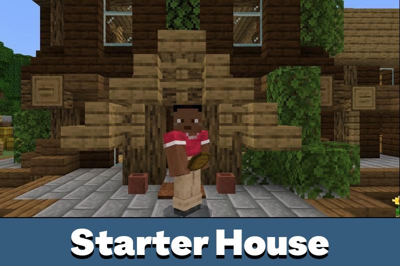 Download Starter House Map for Minecraft PE - MCPEDL