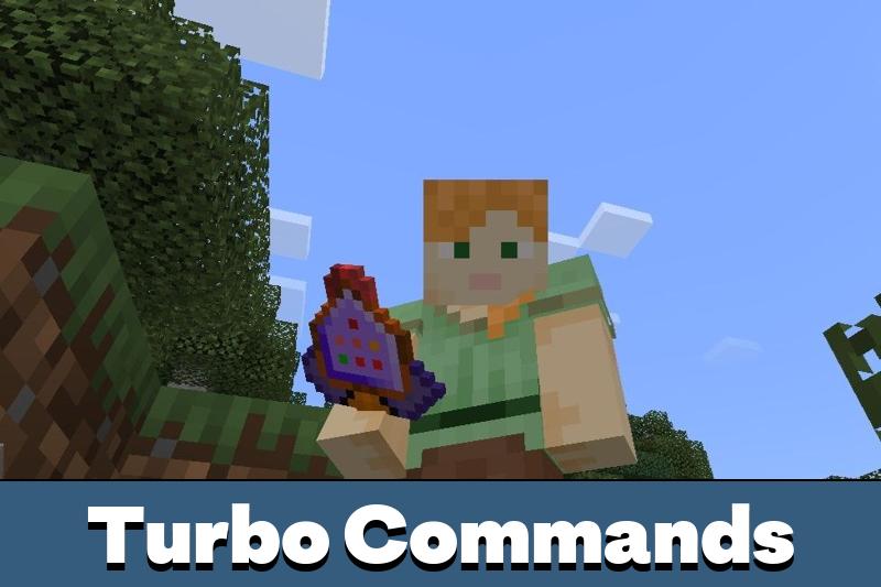 Download Turbo Commands Mod for Minecraft Bedrock Edition