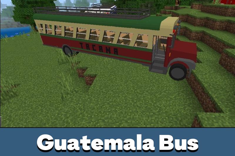 Download Guatemala Bus Mod for Minecraft PE - Guatemala Bus Mod for MCPE