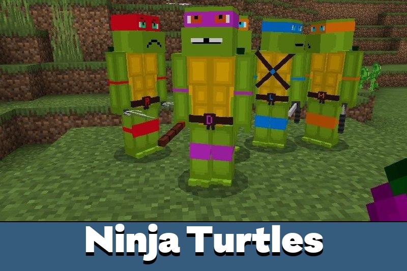 Download Ninja Turtles Mod for Minecraft PE - Ninja Turtles Mod for MCPE