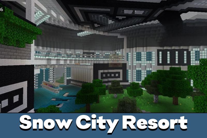 Download Snow City Resort Map for Minecraft PE - Snow City Resort Map ...