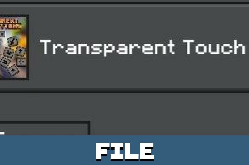 Download Transparent Buttons Texture Pack for Minecraft PE - Transparent Buttons Texture Pack ...