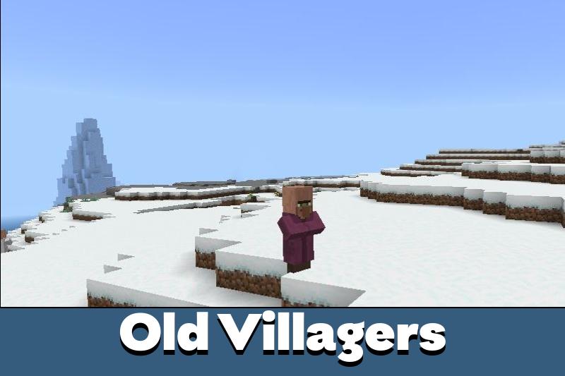 Download Old Villagers Mod for Minecraft Bedrock Edition
