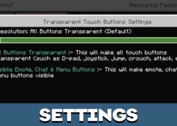 Download Transparent Buttons Texture Pack for Minecraft PE - Transparent Buttons Texture Pack ...