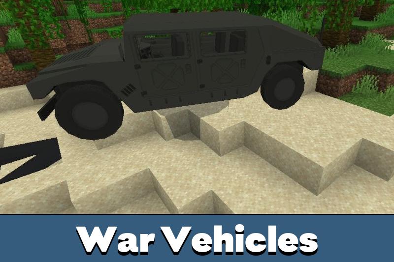 Download Military Vehicles Mod for Minecraft Bedrock Edition
