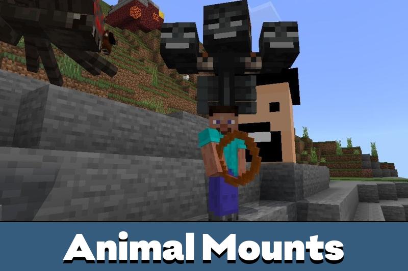 Download Animal Mounts Mod for Minecraft PE - Animal Mounts Mod for MCPE