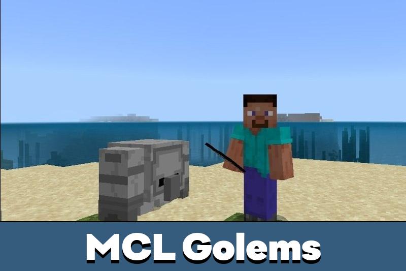 Download Minecraft Legends Golems Mod for Minecraft Bedrock