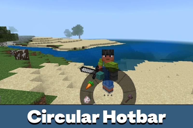Download Circular Hotbar Texture Pack for Minecraft PE - Circular Hotbar Texture Pack for MCPE