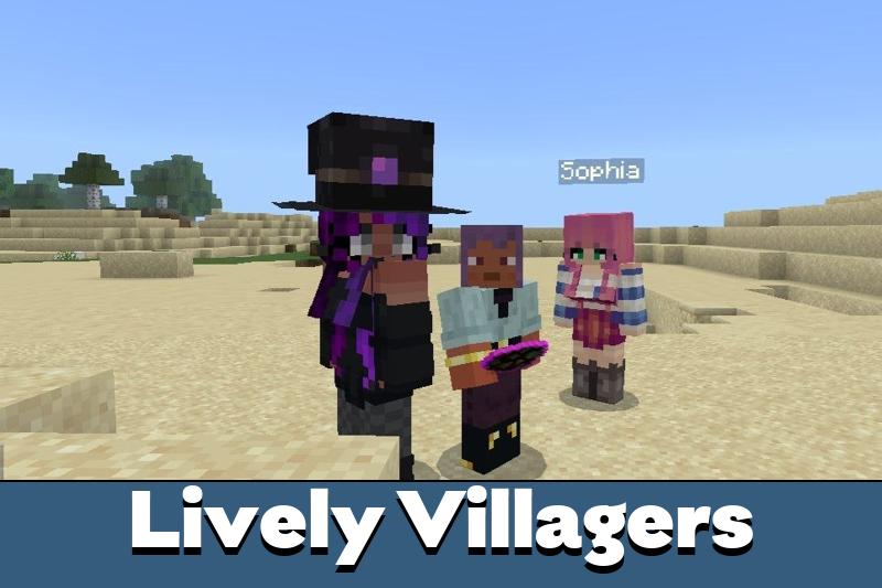 Download Lively Villagers Mod for Minecraft PE - Lively Villagers Mod ...