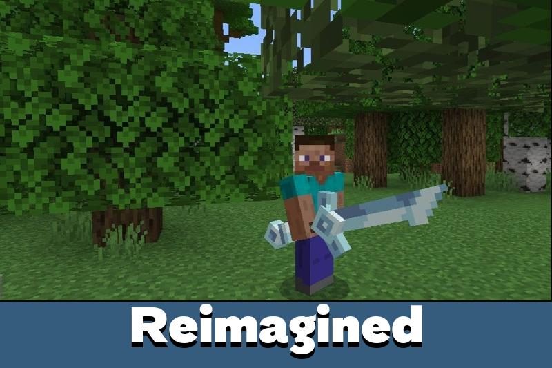 Download Reimagined Items Texture Pack for Minecraft Bedrock