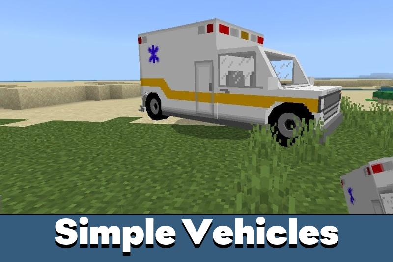 Download Simple Vehicles Mod for Minecraft Bedrock Edition