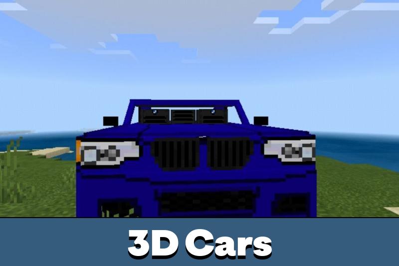 Download 3D Cars Mod for Minecraft PE - 3D Cars Mod for MCPE