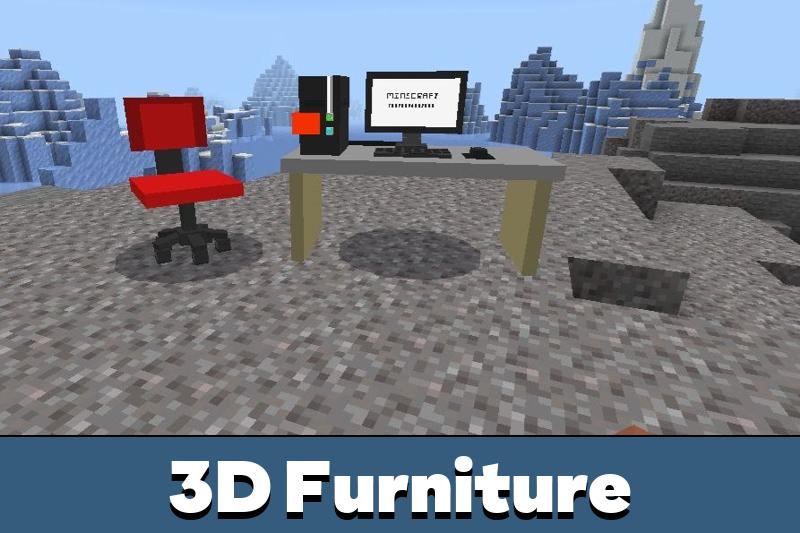 Download 3D Furniture Mod for Minecraft PE - 3D Furniture Mod for MCPE