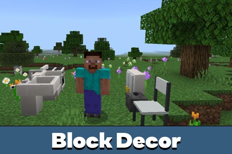 Download Block Decor Mod for Minecraft PE - Block Decor Mod for MCPE