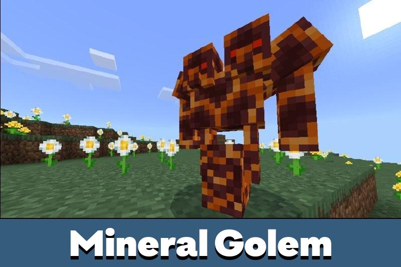 Download Mineral Golem Mod for Minecraft PE - Mineral Golem Mod for MCPE