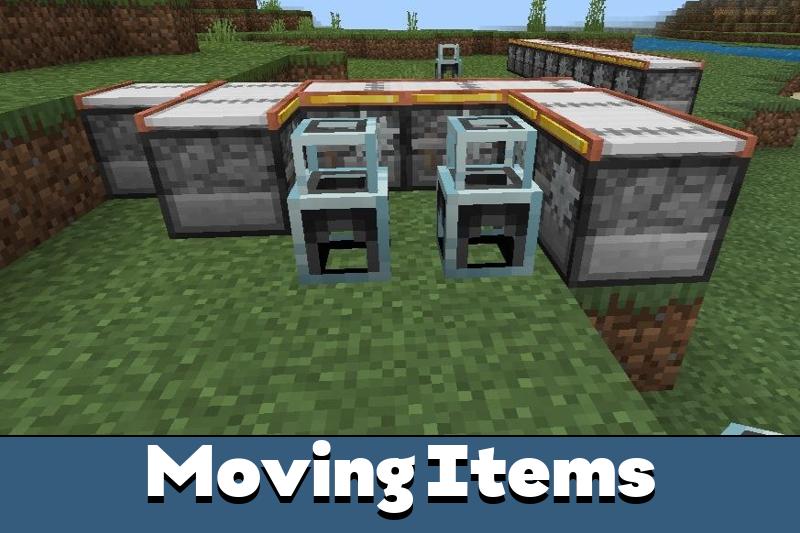 Download Moving Items Mod for Minecraft PE - Moving Items Mod for MCPE
