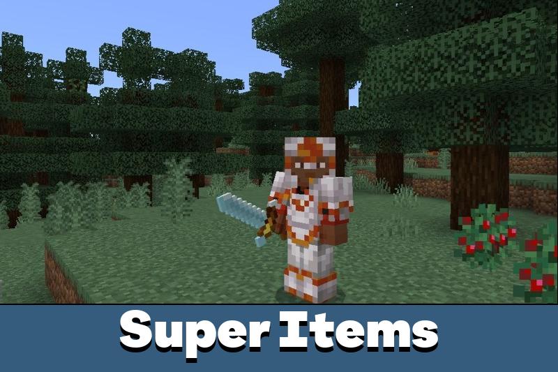 Download Super Items Mod for Minecraft PE - Super Items Mod for MCPE