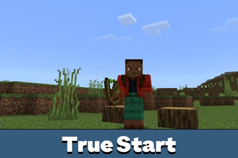 Download True Start Mod for Minecraft Bedrock
