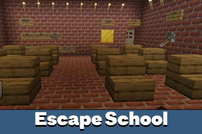 Download Escape School Map for Minecraft PE - Escape School Map for MCPE