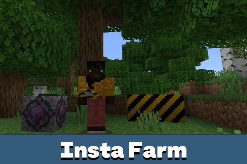 Download Insta Farm Mod for Minecraft PE - Insta Farm Mod for MCPE