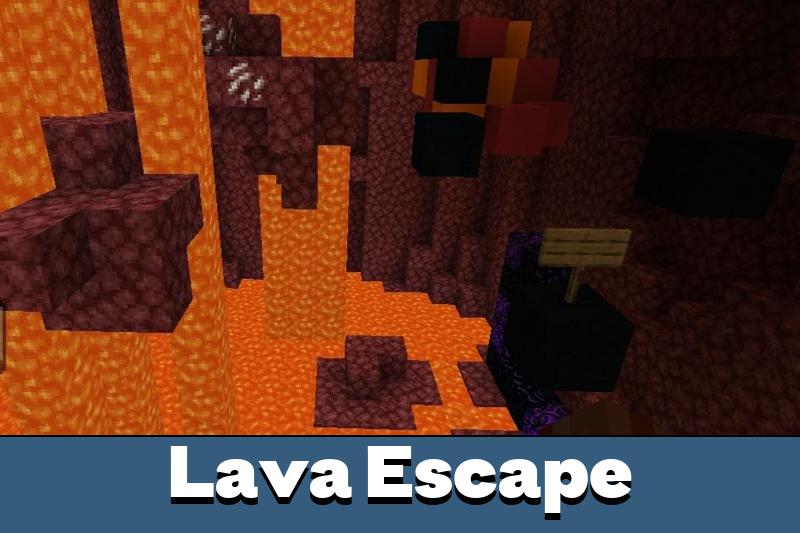 Download Lava Escape Map for Minecraft PE - Lava Escape Map for MCPE