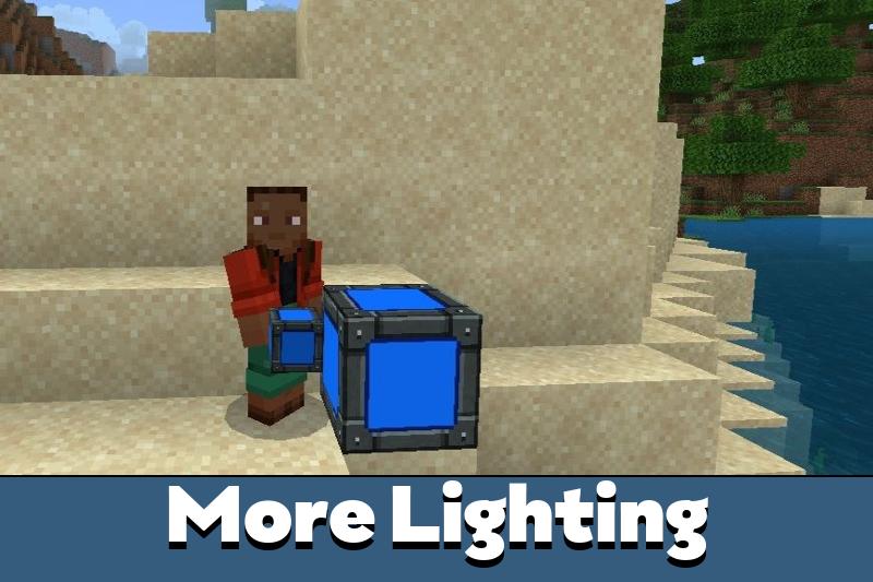Download More Lighting Mod for Minecraft PE - More Lighting Mod for MCPE