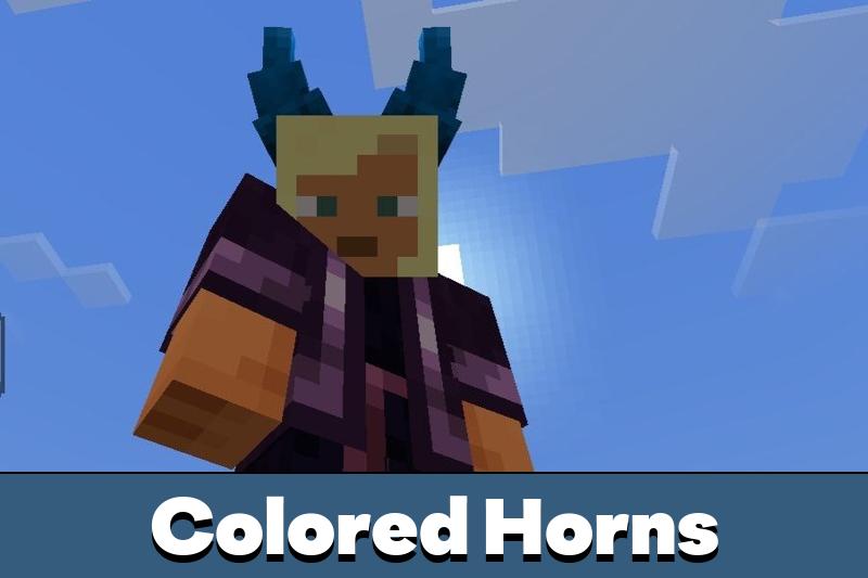Download Colored Horns Mod for Minecraft PE - Colored Horns Mod for MCPE