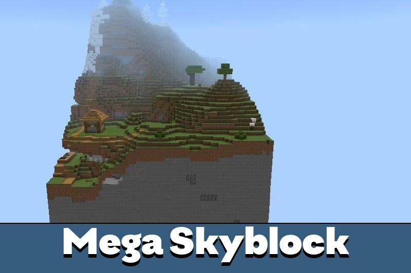 Download Mega Skyblock Map for Minecraft PE - Mega Skyblock Map for MCPE