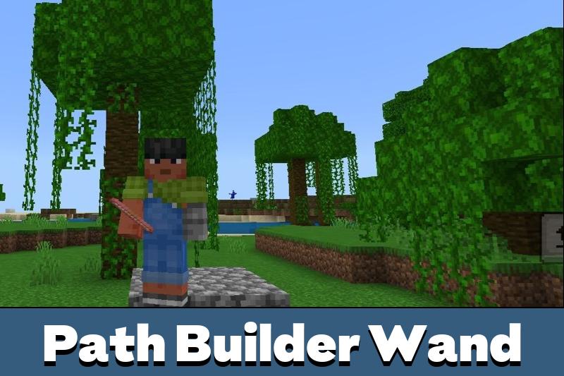 Download Path Builder Wand Mod for Minecraft PE - Path Builder Wand Mod for MCPE